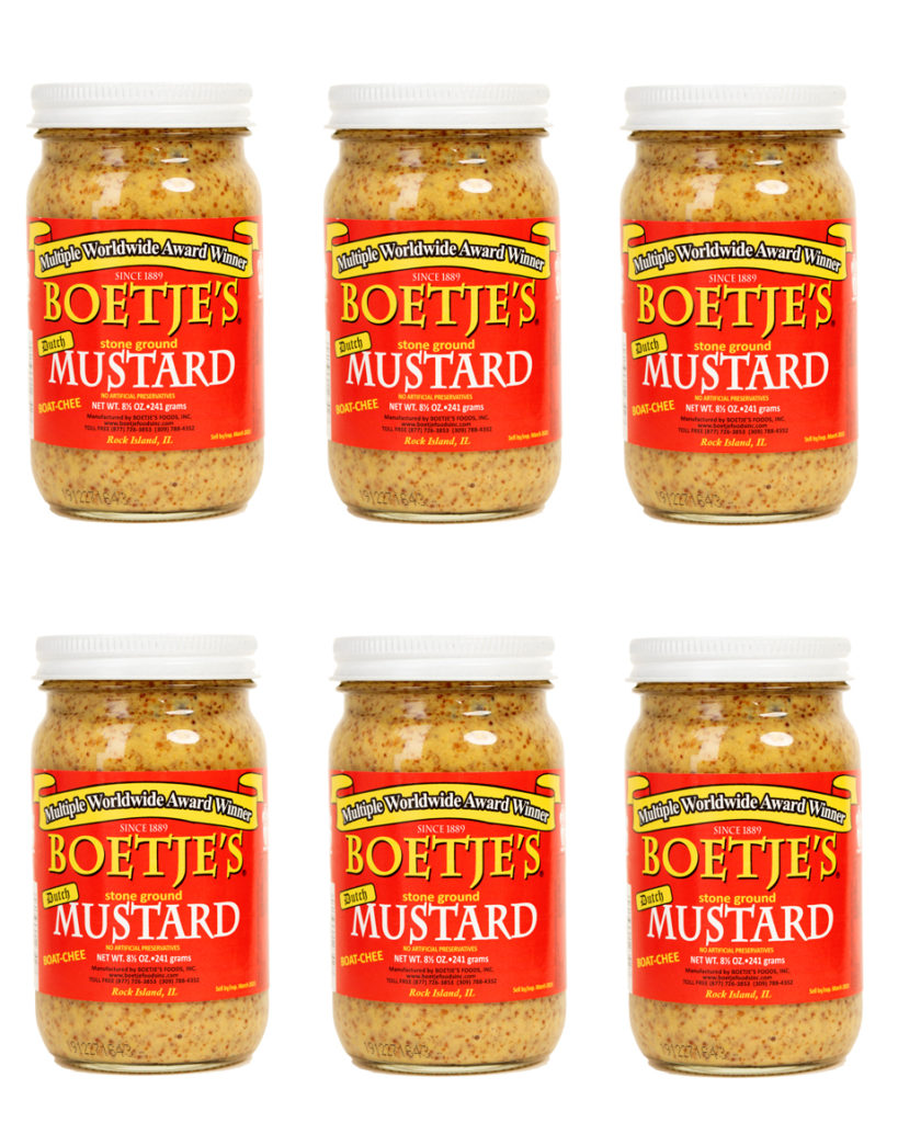6-pack Boetje’s Stone Ground Mustard – Boetje Foods Inc.