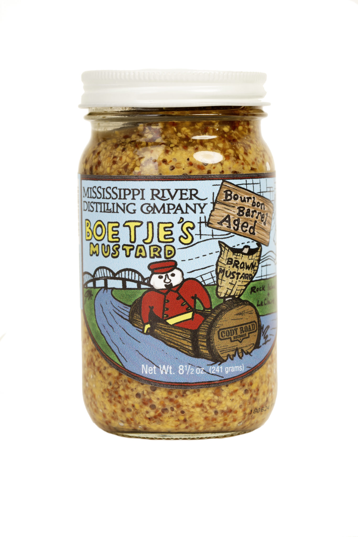 6-pack Boetje’s Bourbon Barrel Mustard – Boetje Foods Inc.