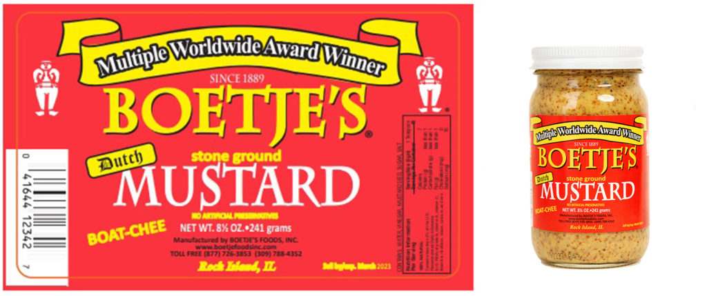 6-pack Boetje’s Stone Ground Mustard – Boetje Foods Inc.
